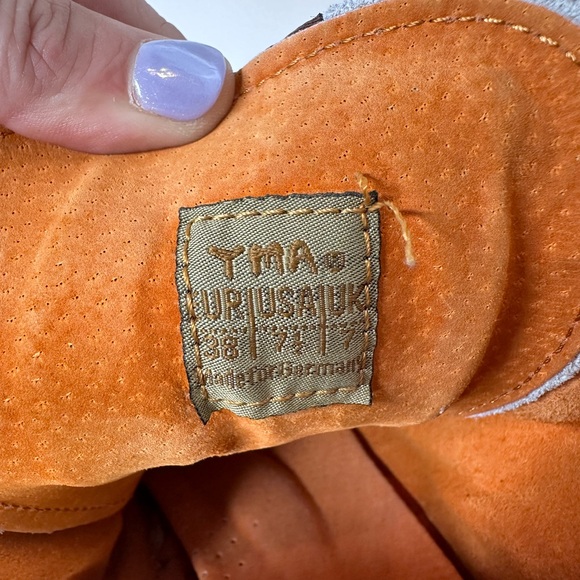 TMA | Shoes | Tma Maia Eyes Unique White Polka Dot Leather Boot Women ...